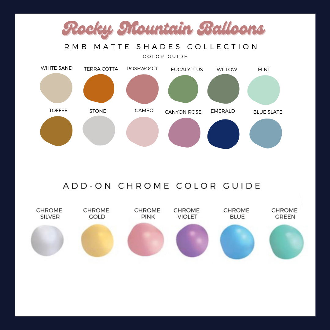 custom balloon colours